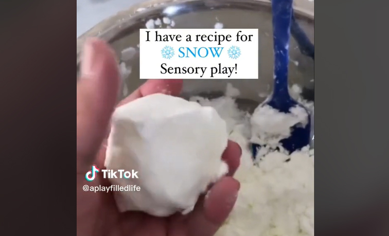 Go Ask Mum Mums Shares Super Easy “Snow” Recipe for Fun Sensory Play ...